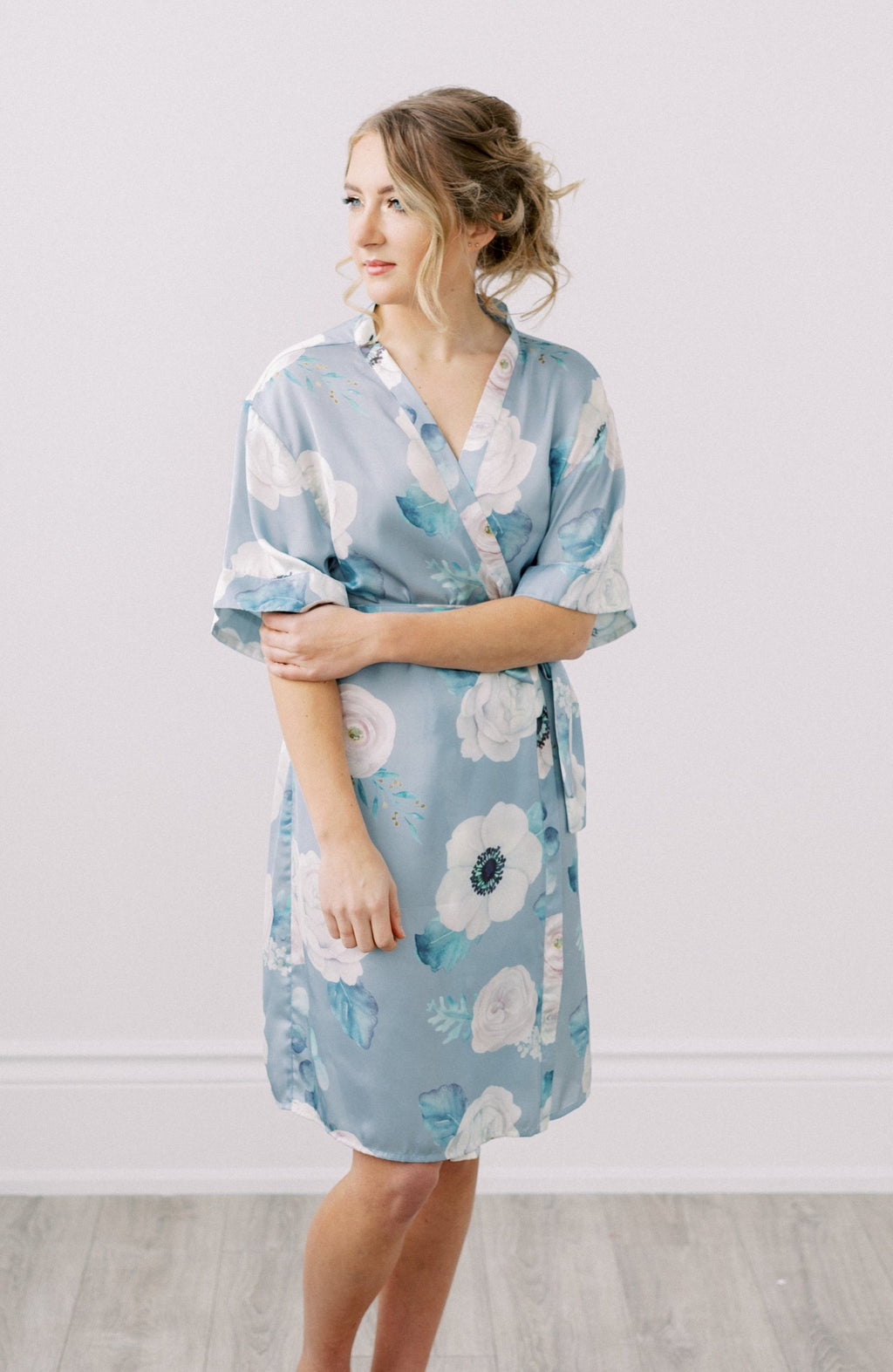 'Julia' Floral Robe | Bridesmaid Robes | By Catalfo (Toronto)